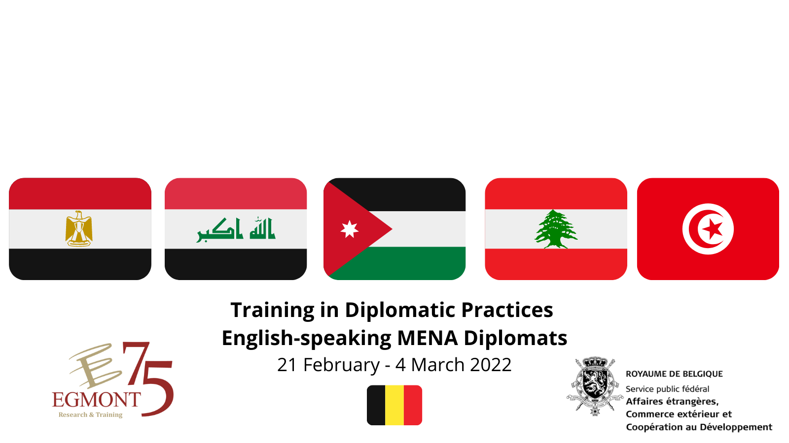 21 Feb – 4 Mar 2022: Training in Diplomatic Practices for English ...