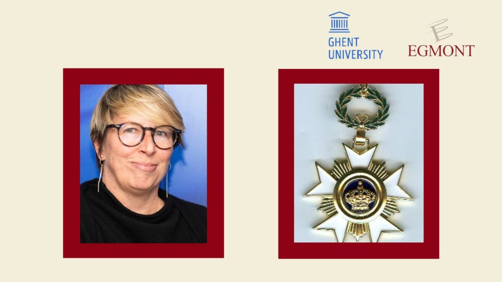 Commander in the Order of the Crown to Prof. Dr Sven Biscop - Egmont ...